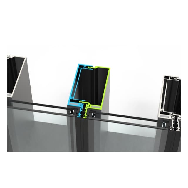Aluminum Hidden frame window wall TB127