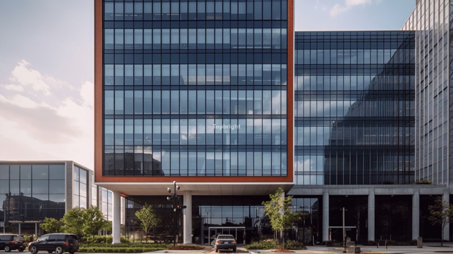 Face Width 35mm Thermal Break Mullion/transom Curtain Wall System TB 35FCW