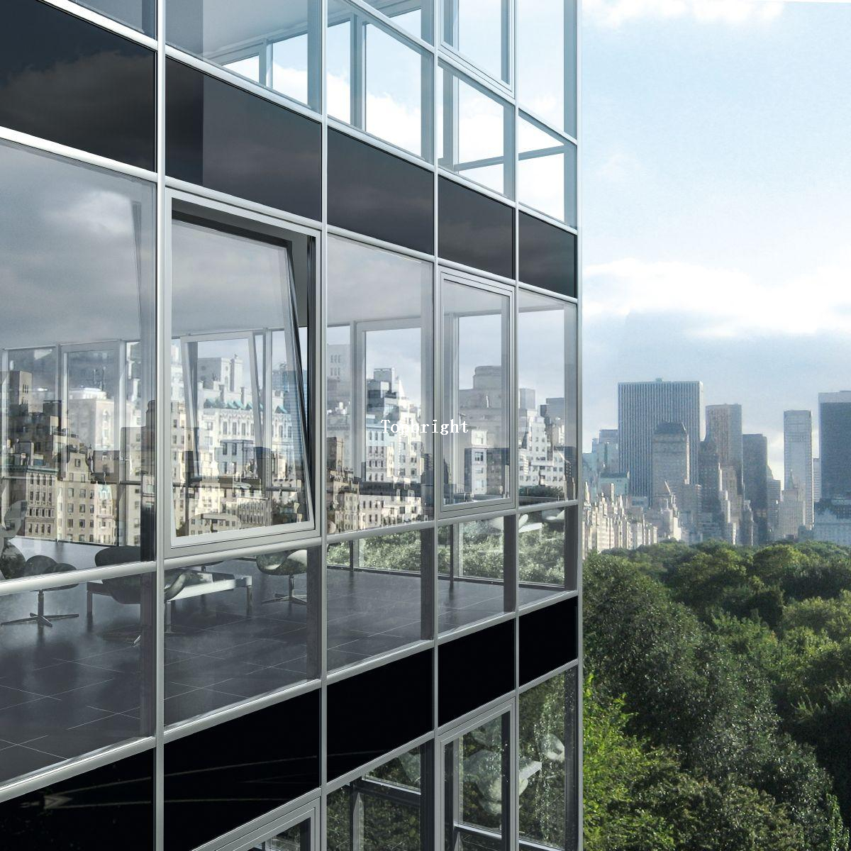 Schüco AWS 114 window system Window Walls System Guangzhou TopBright ...