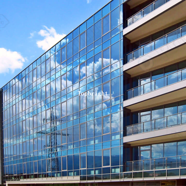 Stick Curtain Wall System Building Facade Project TP-CW-ST001 - Buy ...