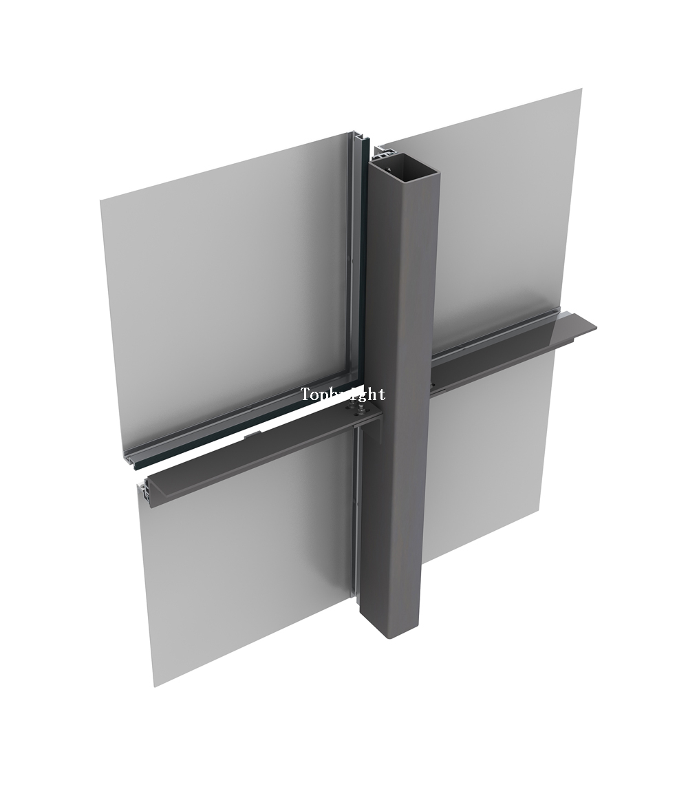 Facade Curtain Wall ACP Aluminum Cladding Panel TP-CW-ACP07 - Buy ...